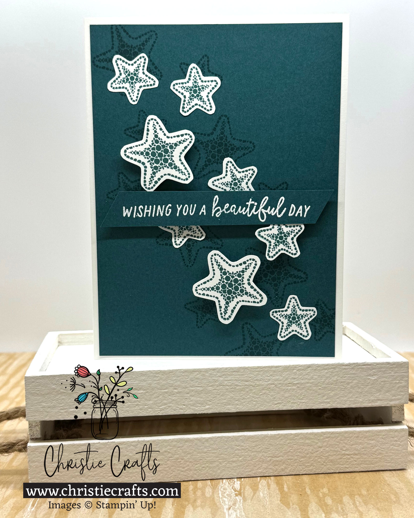 Underwater and Beach Landscapes with Reversible Sea Turtle Stamp Set ...