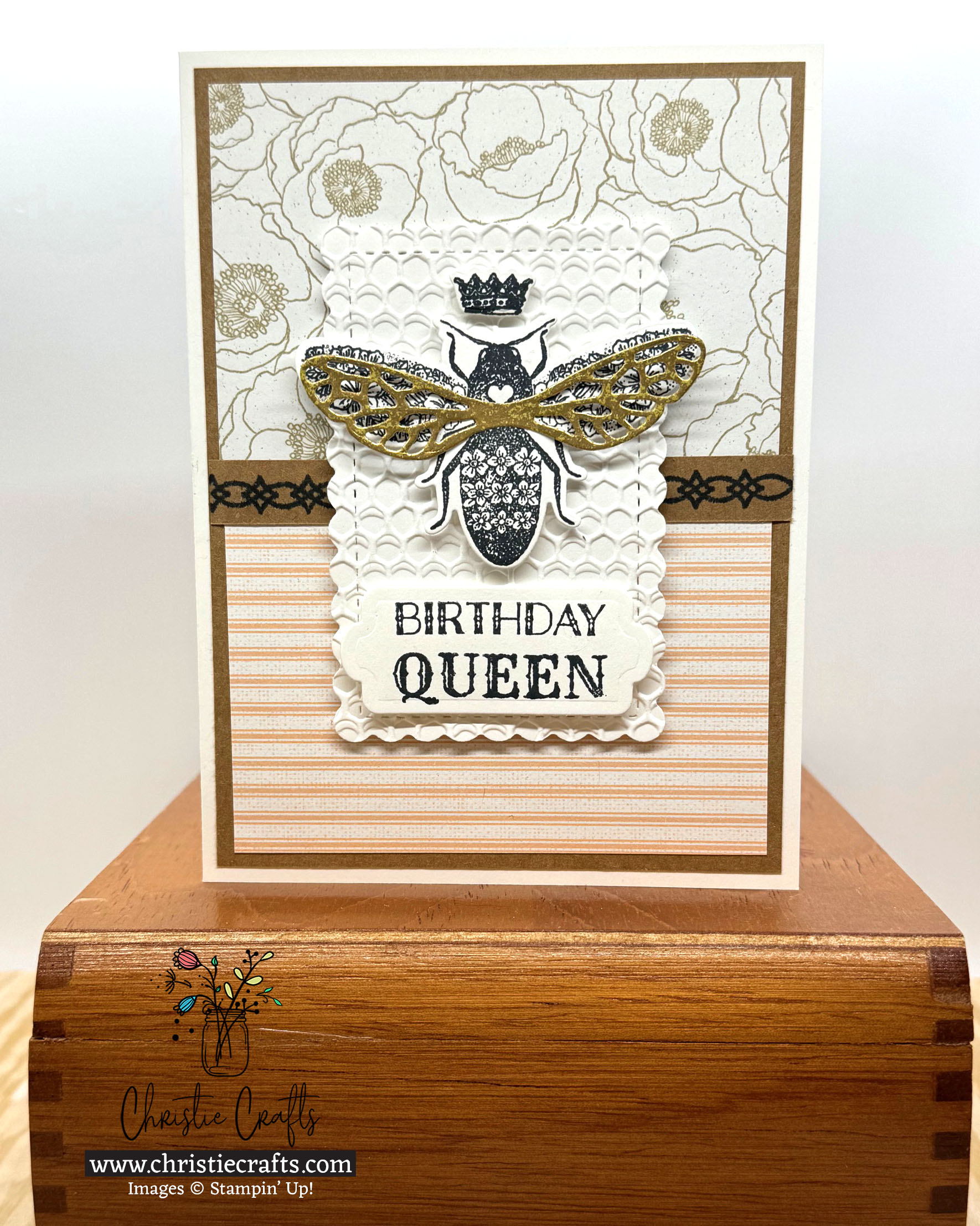 Buzz-Worthy Crafts with the Queen Bee Stamp Set – Christie Crafts